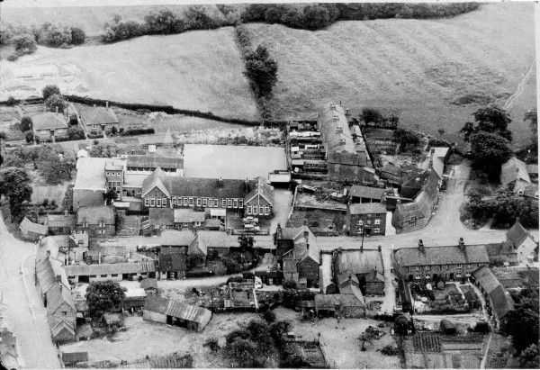 Aerial View ~ High Street - File Book 001 | Woodford Halse Archive